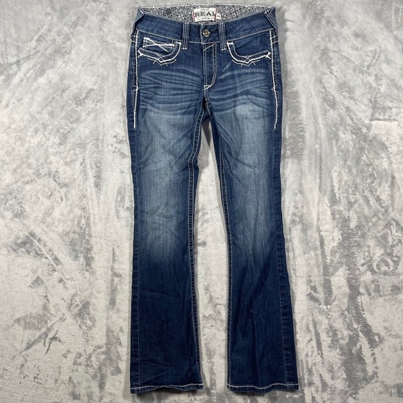 Ariat | Jeans | Ariat Real Denim Bootcut Jeans Womens Size 27l Dark ...